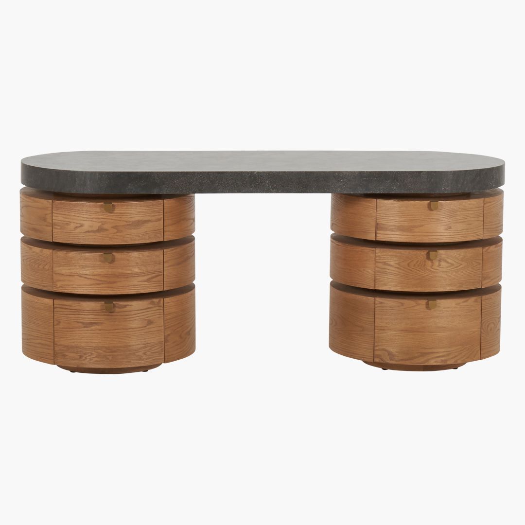 Buy Online Galiya - Desk,BROWN,WOOD | Marina Home Interiors UAE